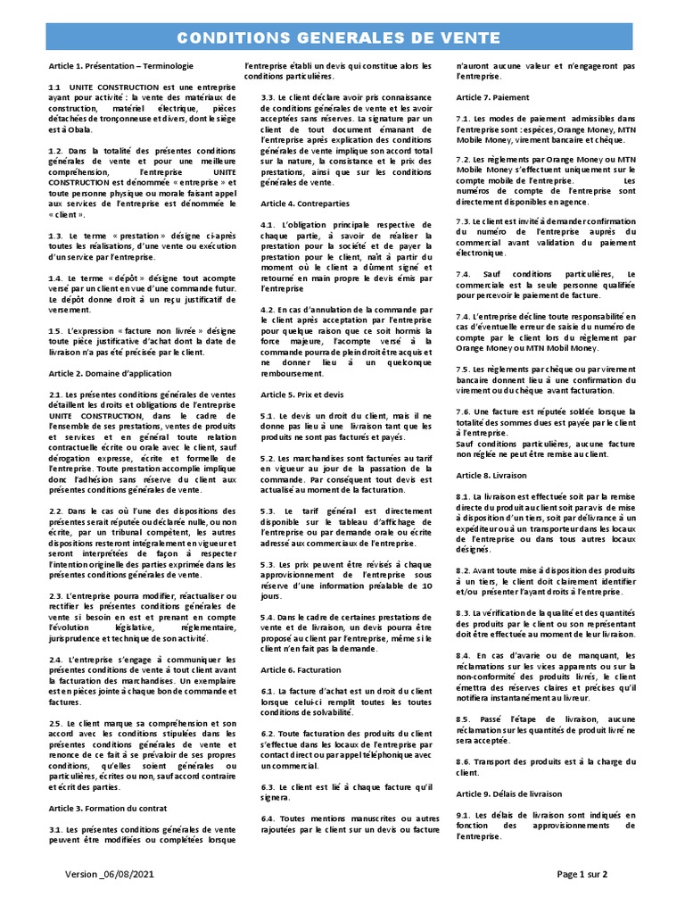CGV | PDF