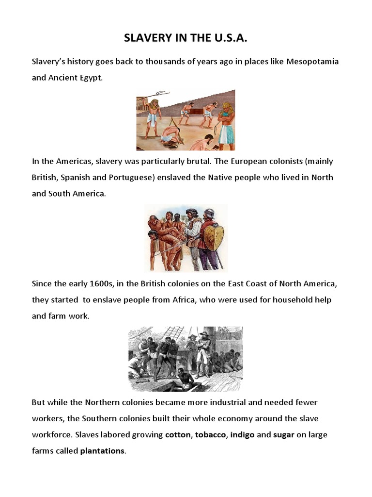 Slavery in The USA | PDF | Slavery | Abolitionism