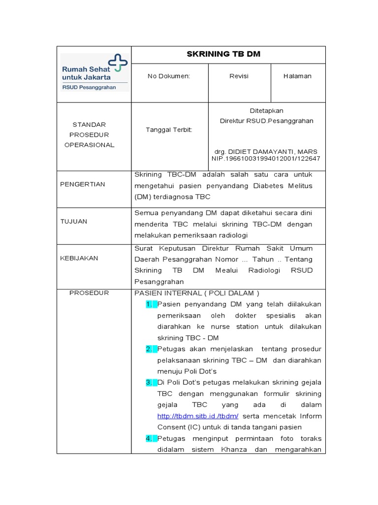 Spo Skring TB-DM Fix | PDF