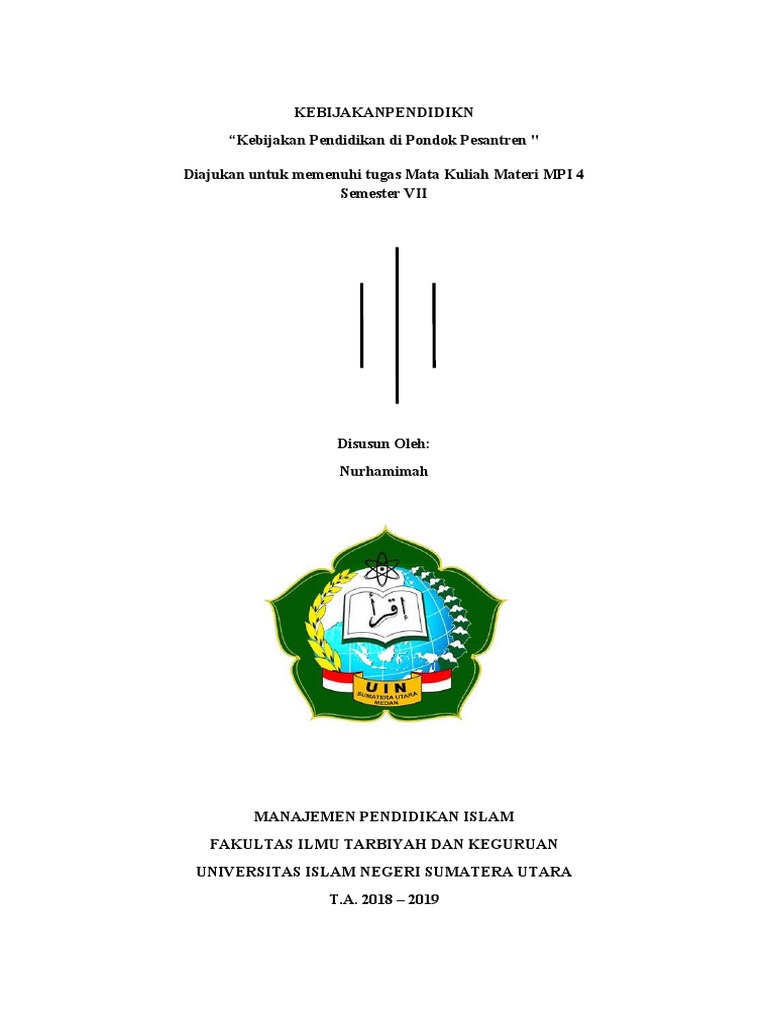 Makalah Kebijakan Pendidikan Islam | PDF