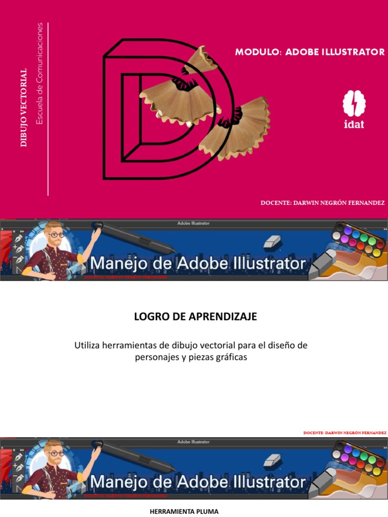 Herramientas de Dibujo en Illustrator | PDF | Vector Euclidiano ...