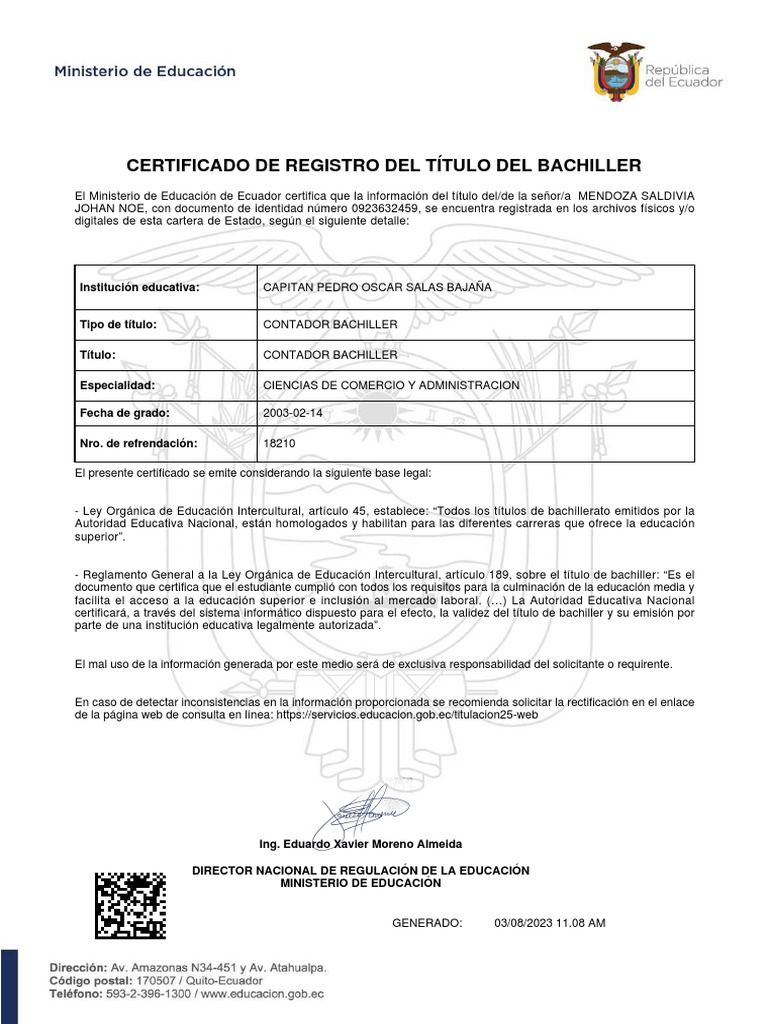 Certifica Dot I Tulo en Line A | PDF