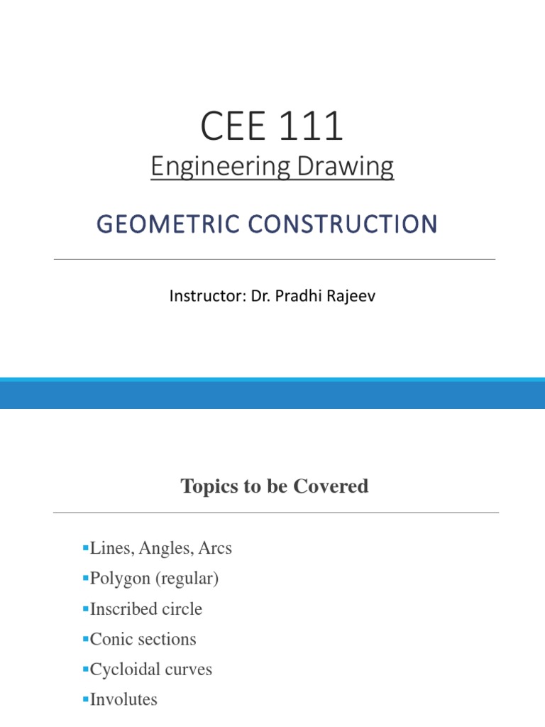 Lecture 2 Geometric Construction 1-1 | PDF