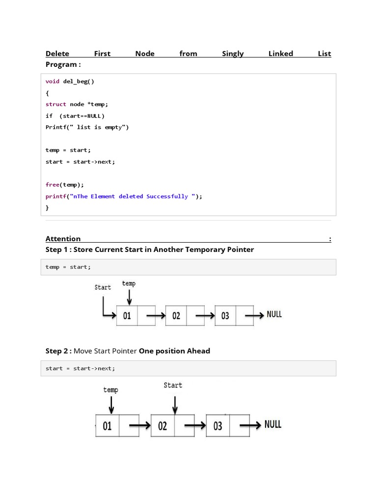 8 Singly Linked List 20-03-2023 | PDF | Pointer (Computer Programming ... 8 Singly Linked List 20-03-2023 | PDF | Pointer (Computer Programming ...