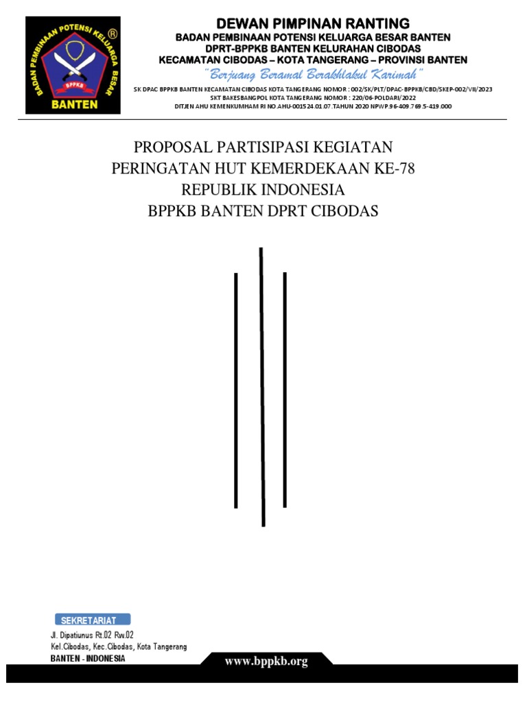 Lomba Oper Sarung HUT RI ke-78 | PDF
