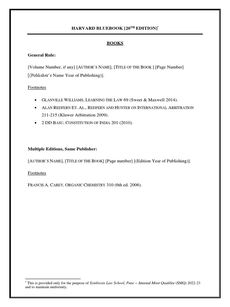 ANNEXURE - I (20th Bluebook Format) | PDF | Justice | Crime & Violence