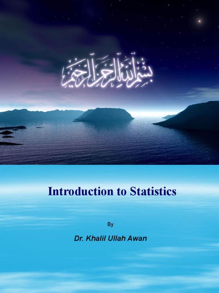 Introduction To Statistics Pdf Statistics Statistical Inference