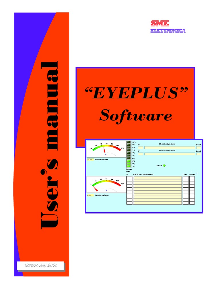 "Eyeplus" Software: Edition July 2006 | PDF | Menu (Computing) | Computer File