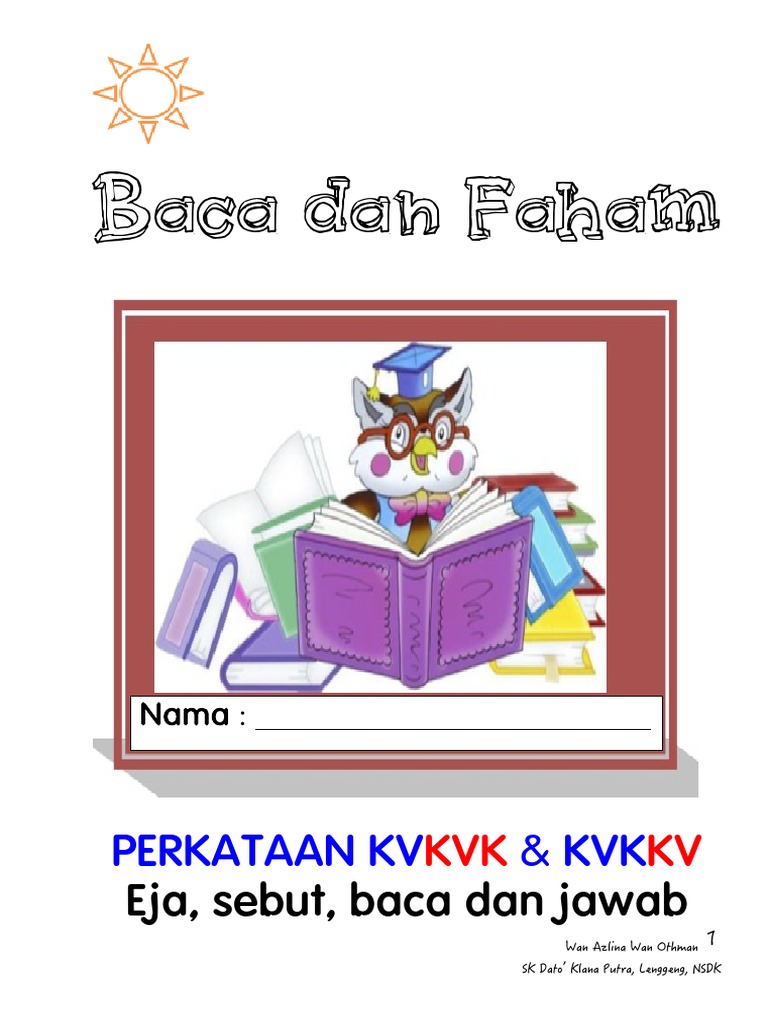 Latihan Kvkvk Dan Kvkkv Pdf