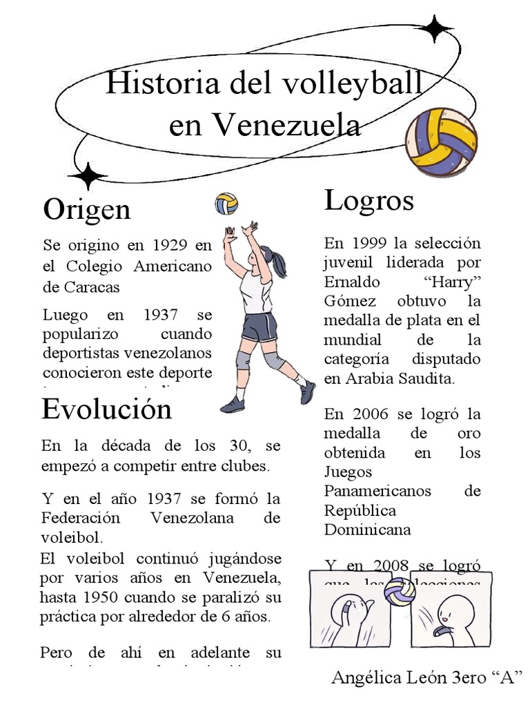 Historia Del Volleyball en Venezuela: Origen Logros | PDF
