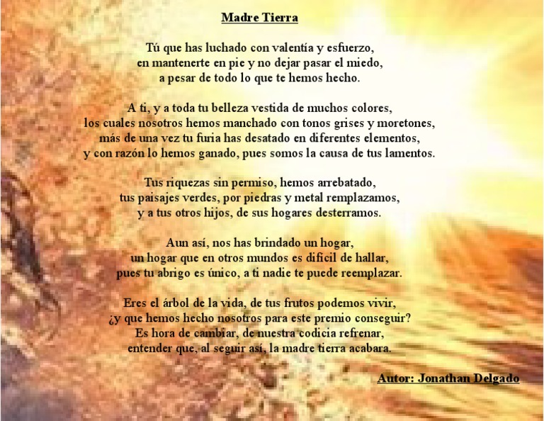 Poema a la Madre Tierra | PDF