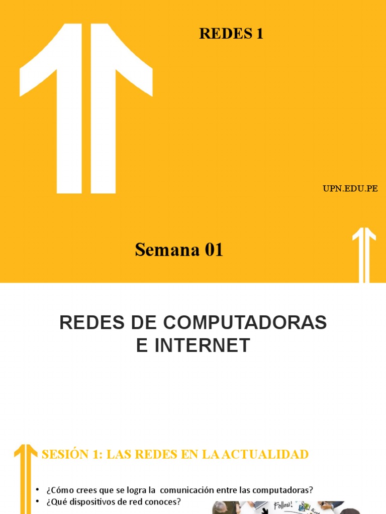 Sesion1 - Redes1 | PDF | Red de computadoras | Red de área amplia