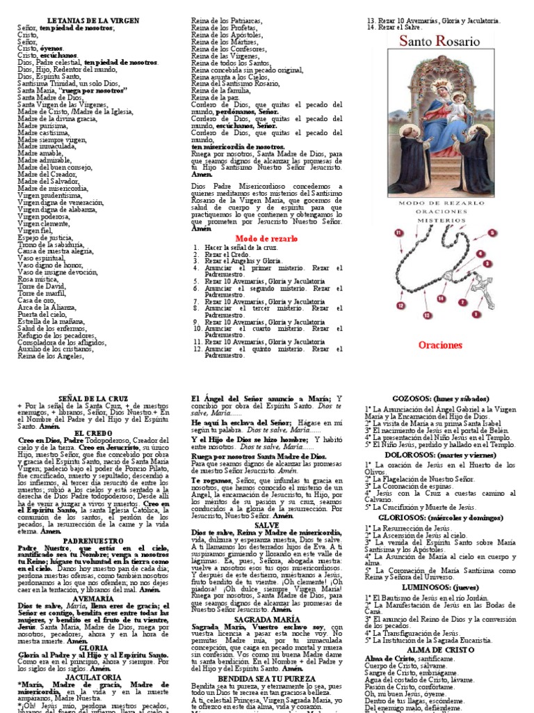 Santo Rosario Pdf
