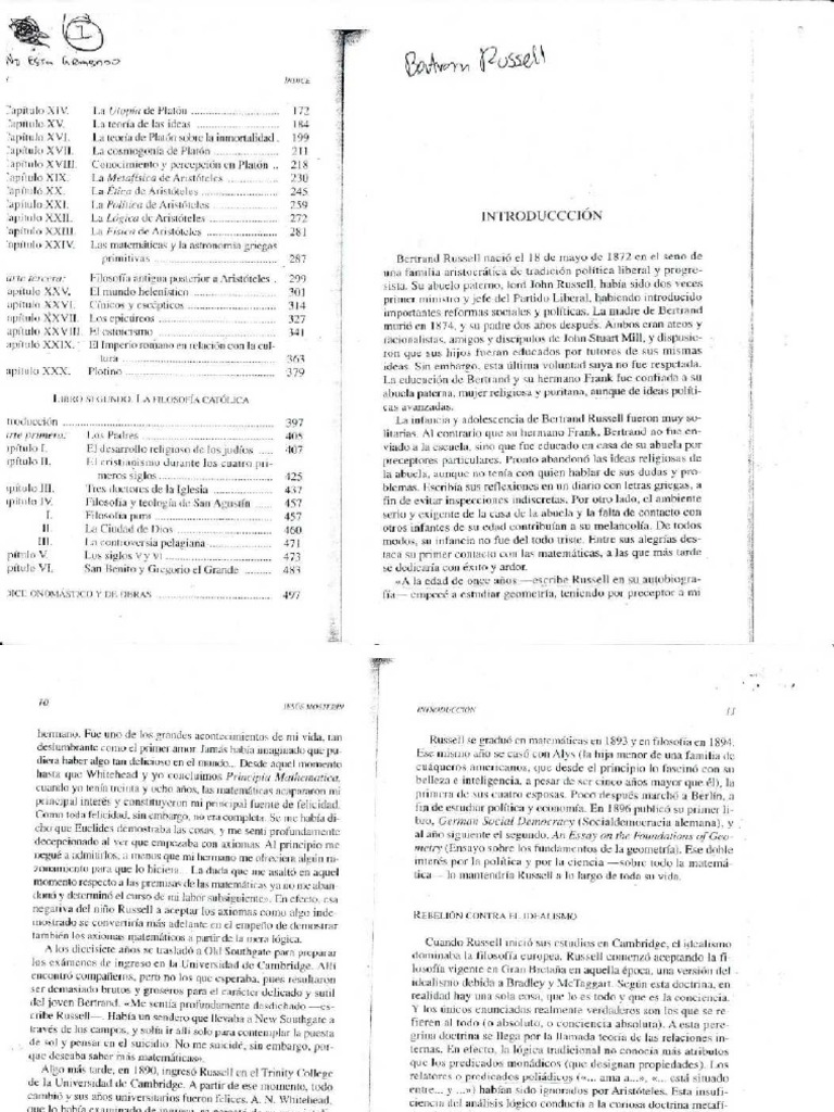 LIBRO. Bertrand Russell | PDF