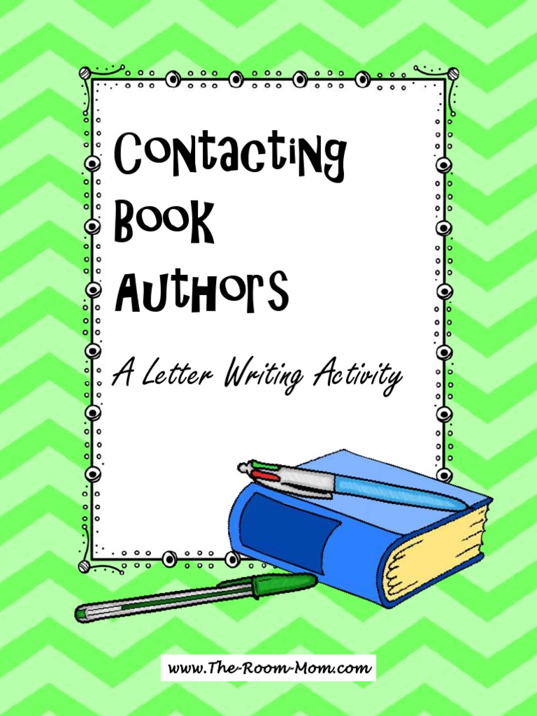 Contacting Book Authors: A Letter Writing Activity | PDF