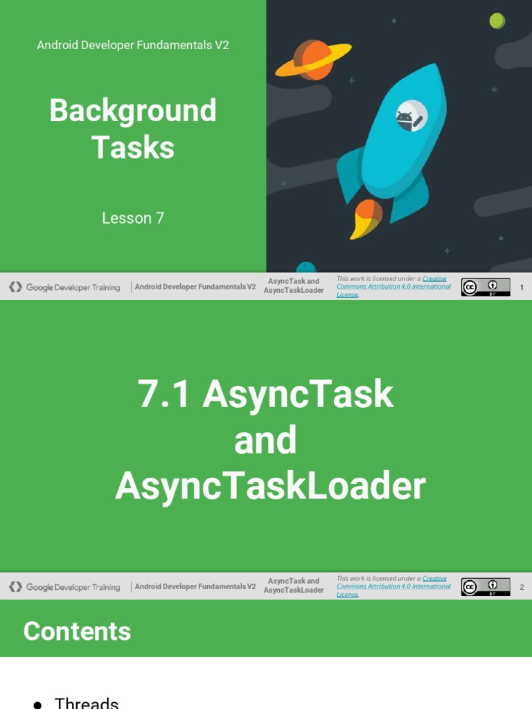 Asynctask And Asynctaskloader Pdf Android Operating System Thread Computing
