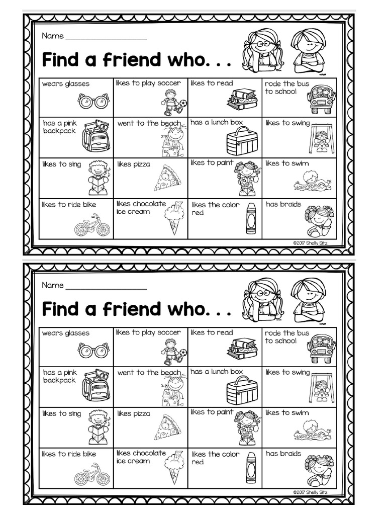 Find someone who... | PDF