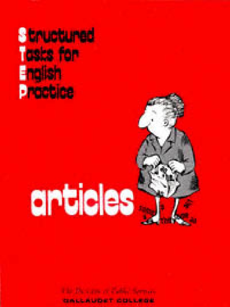Structured Task For English Practice Articles | PDF