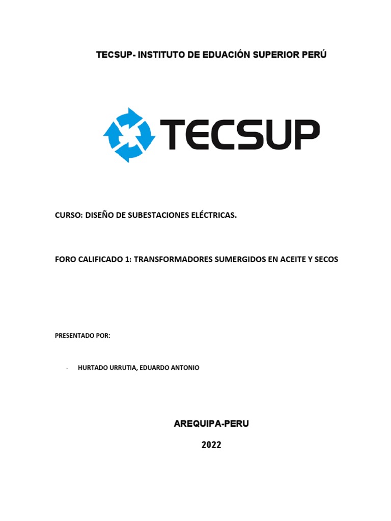 Tecsup-Instituto de Eduación Superior Perú: Presentado Por | PDF