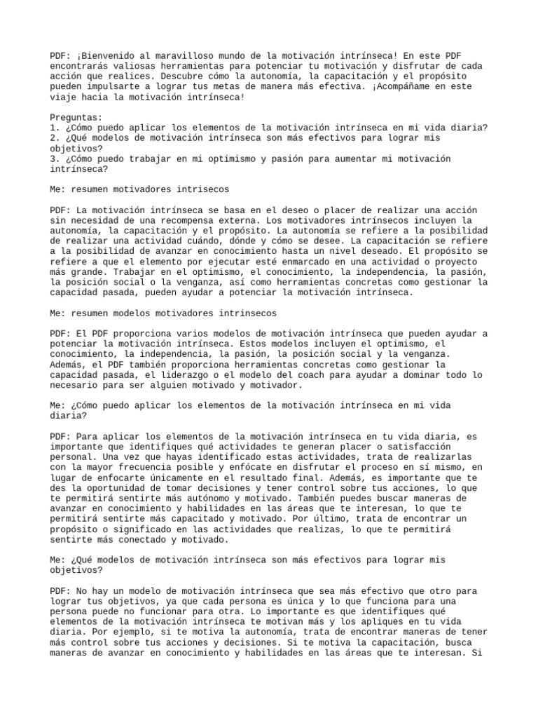 ChatPDF El Pequeño Libro de La Motivación Parte 2 y Parte 3 Motivacion ... ChatPDF El Pequeño Libro de La Motivación Parte 2 y Parte 3 Motivacion ...