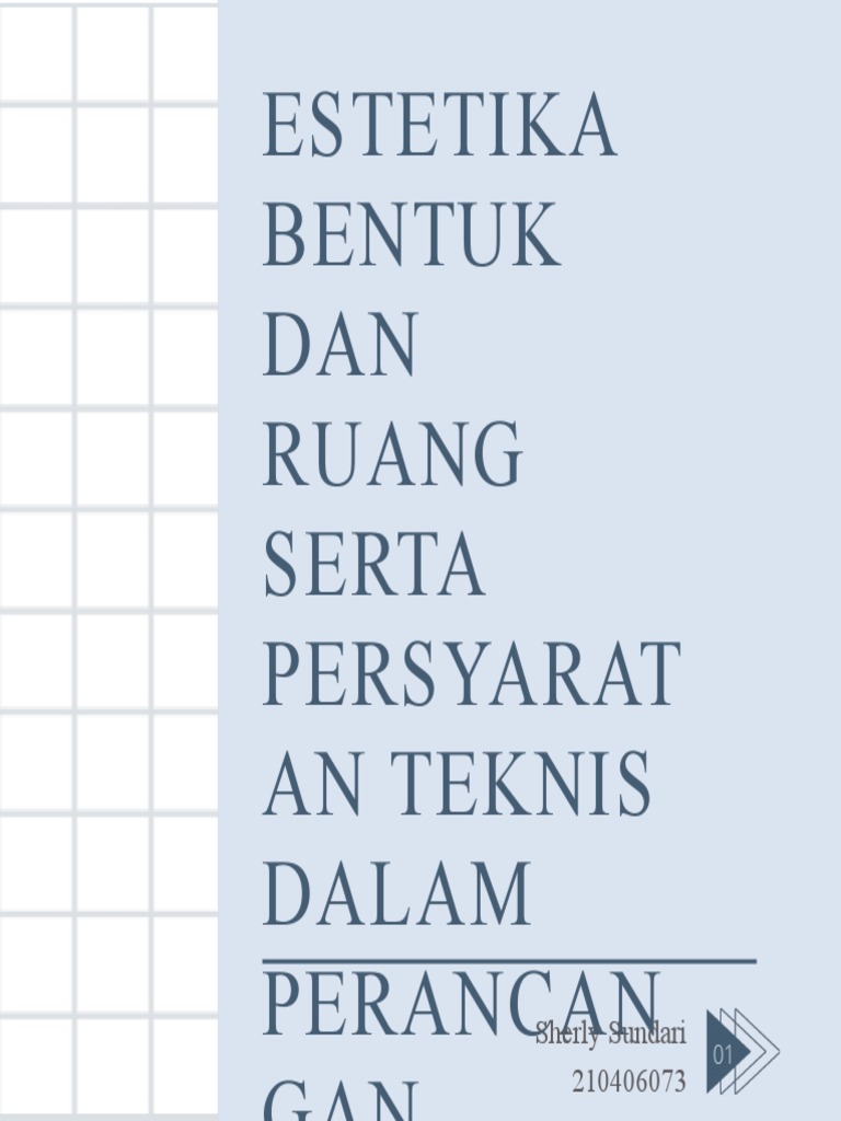 Estetika Bentuk Dan Ruang Serta Syarat Dalam Perancangan Arsitektur Pdf