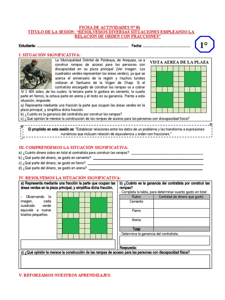 Ficha 1 - 1ero - Eda5 | PDF