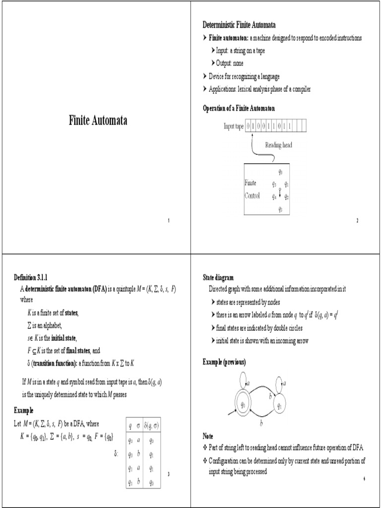2022 Csc 353 2 0 3 Finite Automata Pdf Theory Of Computation Models Of Computation