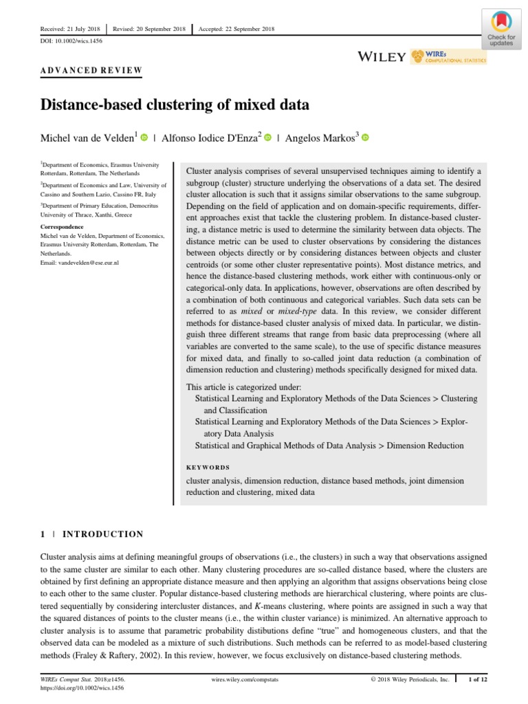 Clustering Importante | PDF | Principal Component Analysis | Cluster Analysis
