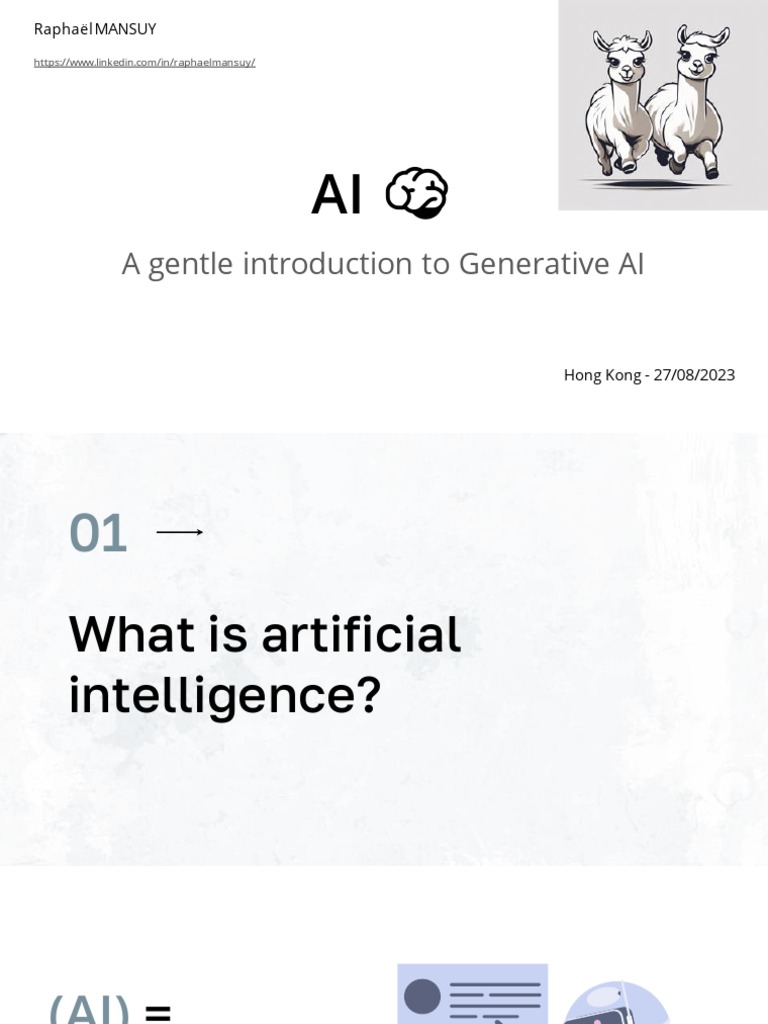 A Gentle Introduction To Generative AI | PDF | Artificial Intelligence ...