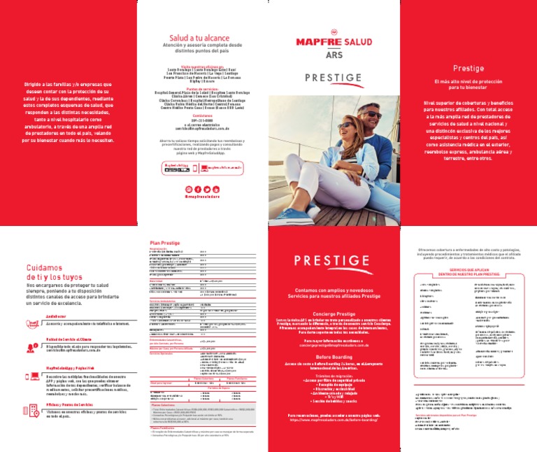 Plan Prestige Mapfre Salud ARS 1 | PDF | Hospital | Especialidades Medicas