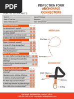 Full Body Harness Annual Inspection Checklist | PDF