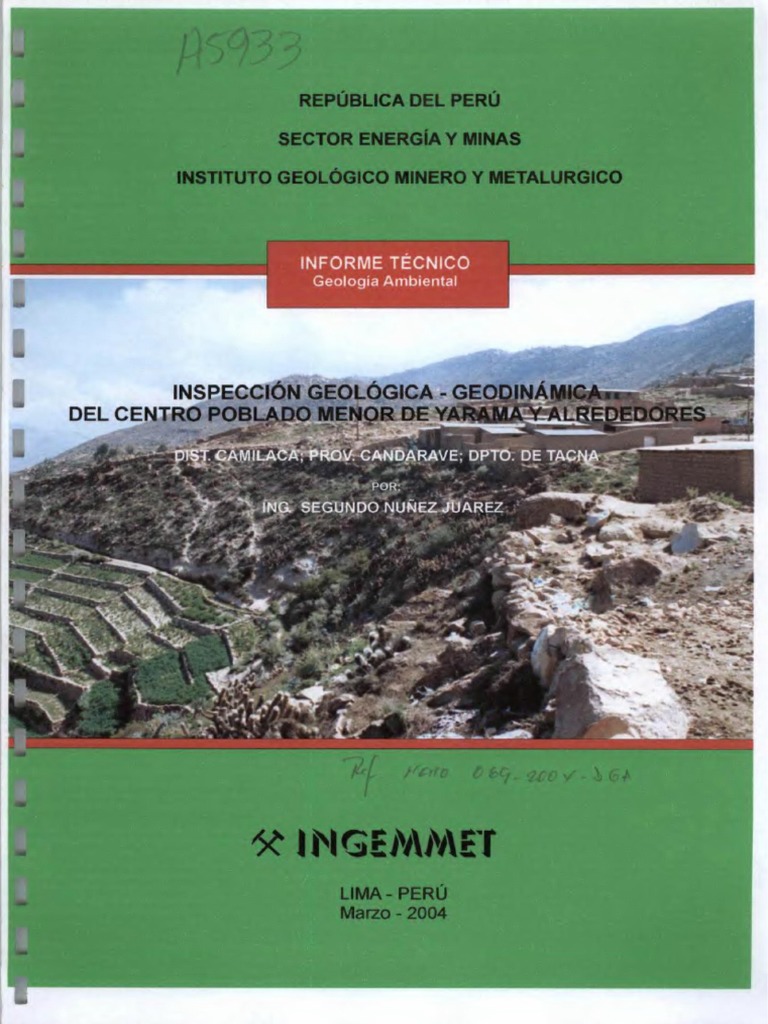 Evaluación de Riesgos Geológicos en Yarama | PDF | Ciencias sociales ...
