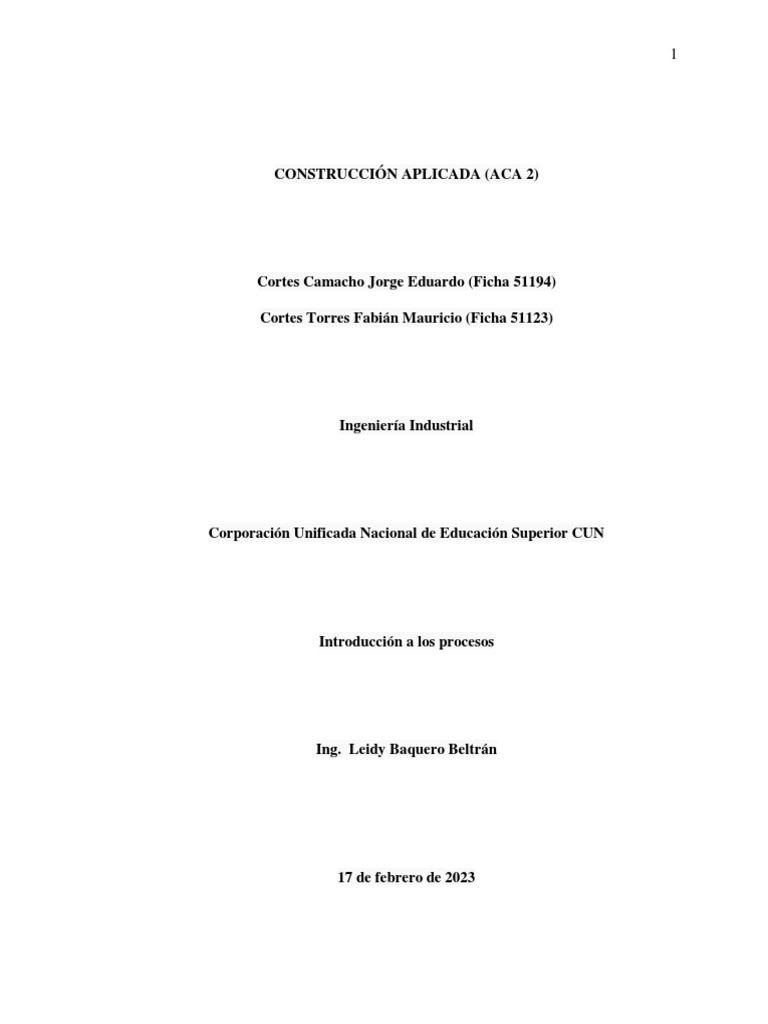 Aca 2 Introduccion A Los Procesos | PDF