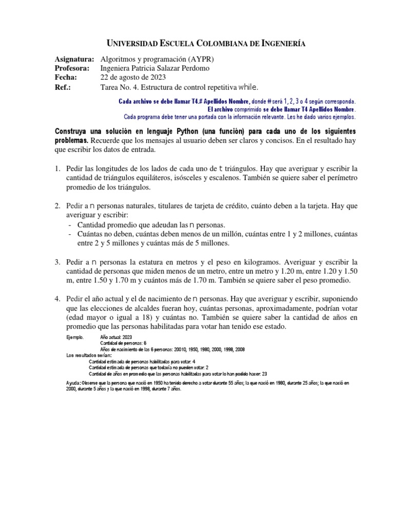 TAREA 4 AYPR PSP 2023-2 Hasta Estructura While | PDF | Tecnologías de ...