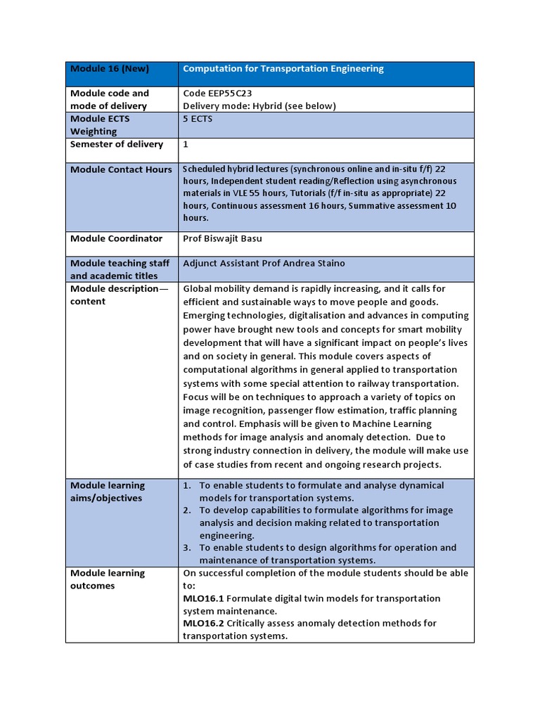 Computation For Transportation Engineering | PDF | Transport | Machine ...