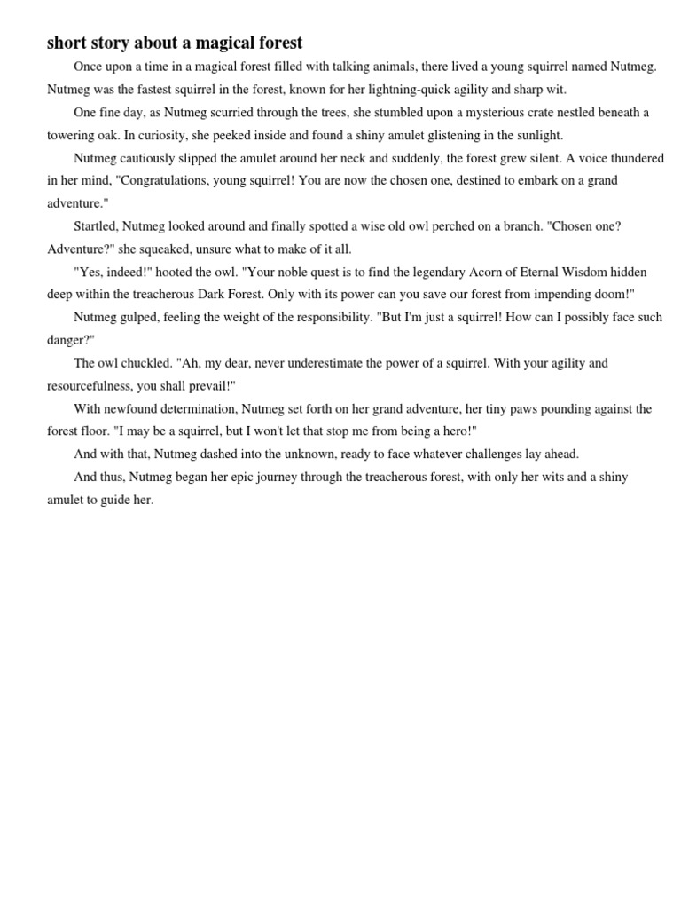 Magical Forest | PDF