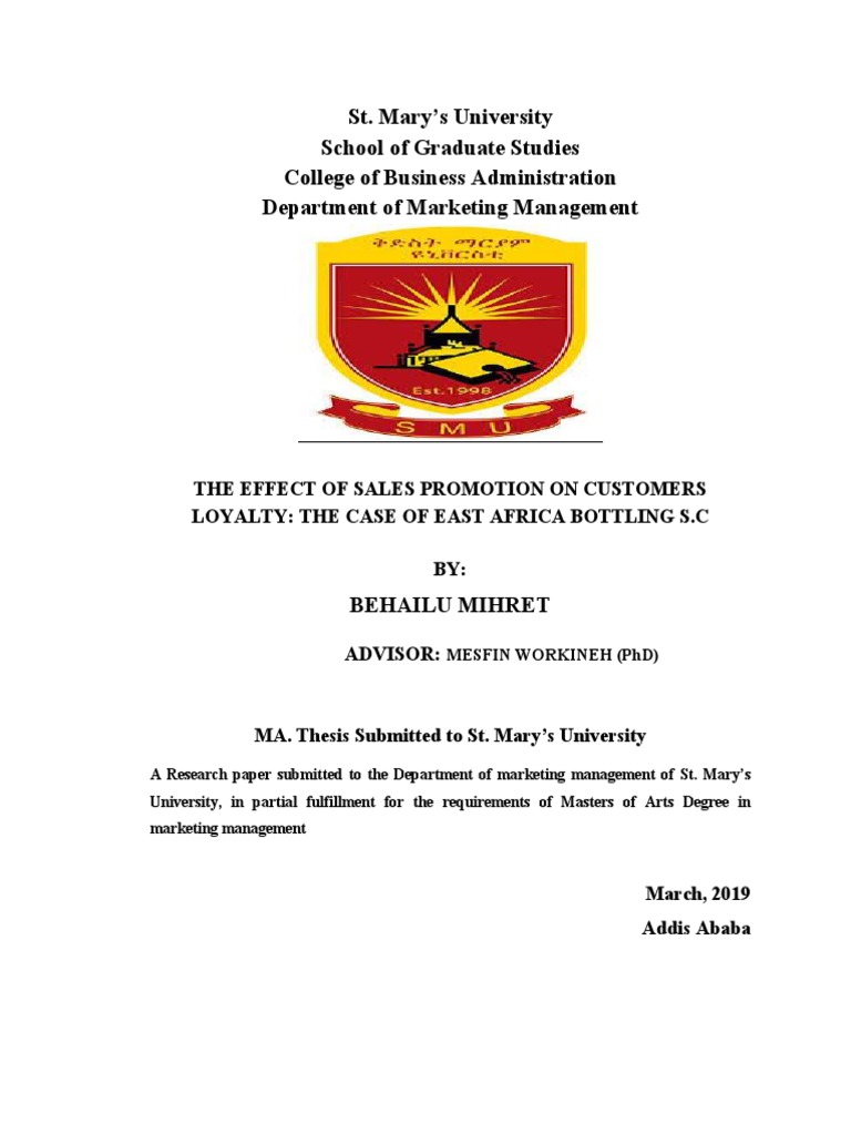 Behailu Mihret Final Thesis 2019 | PDF