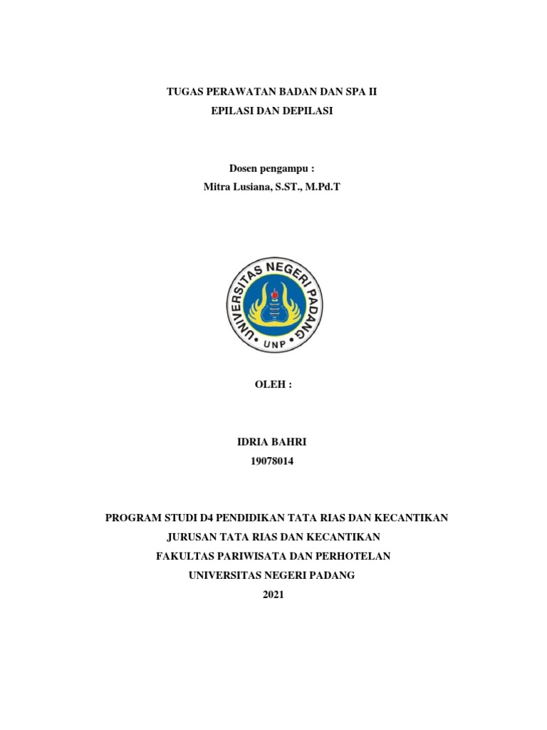 Teknik Epilasi dan Depilasi Rambut | PDF