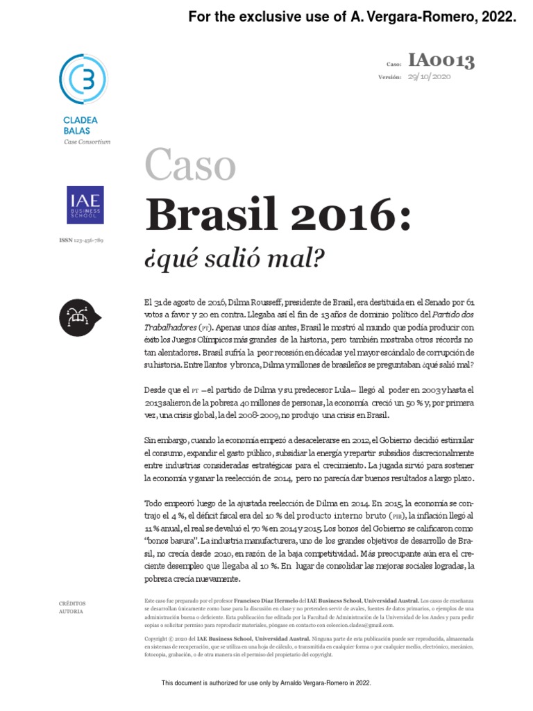 Caso Brasil | PDF