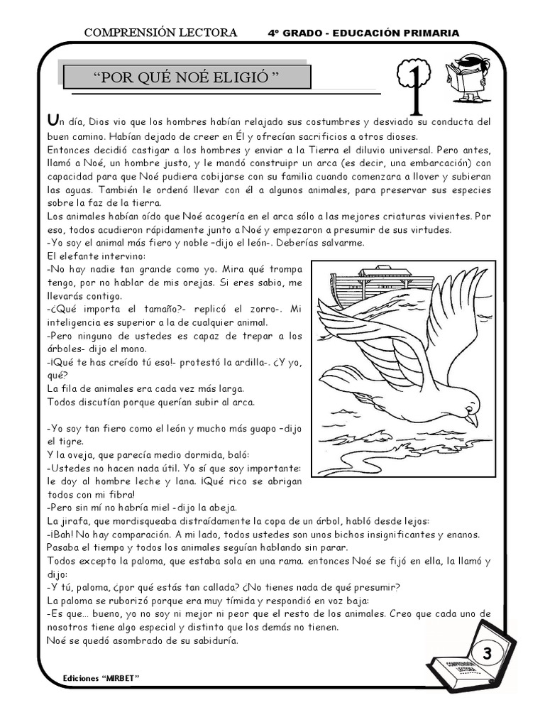 7.plan Lector 4°-Abril 2022 | PDF