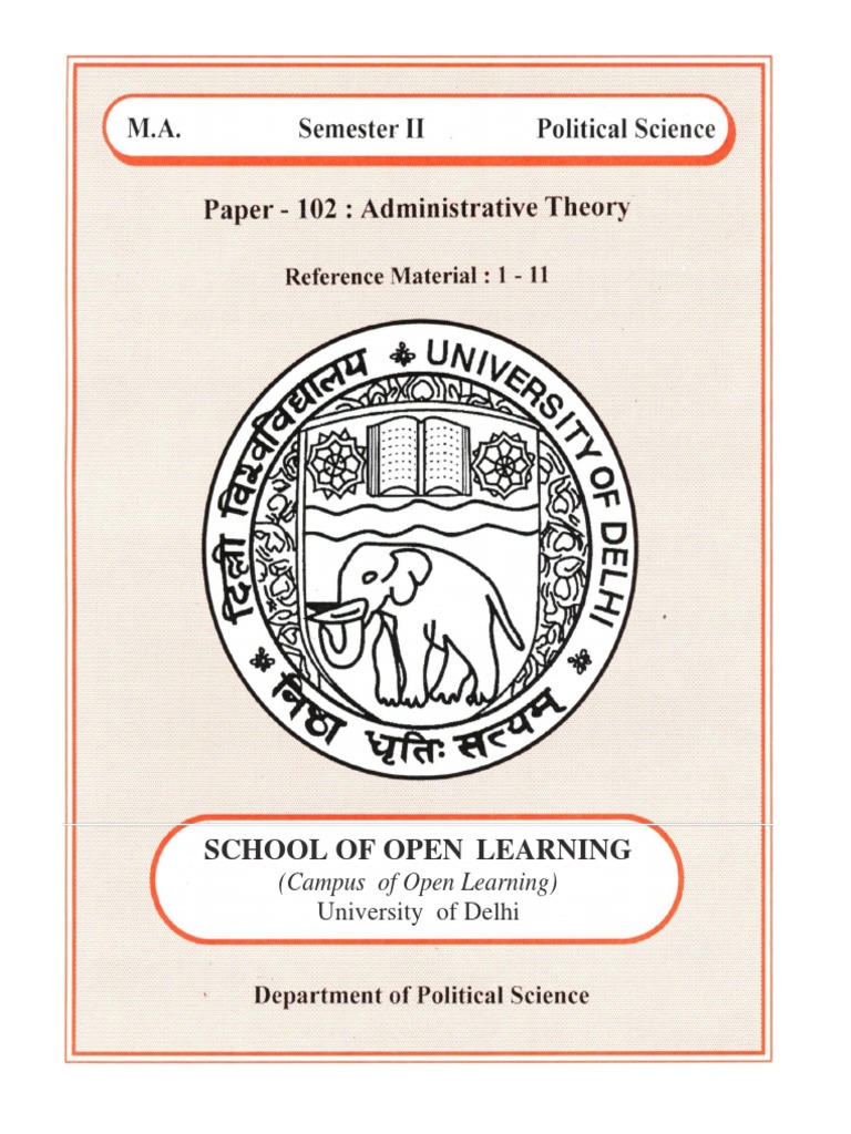 Admin Theory | PDF | History