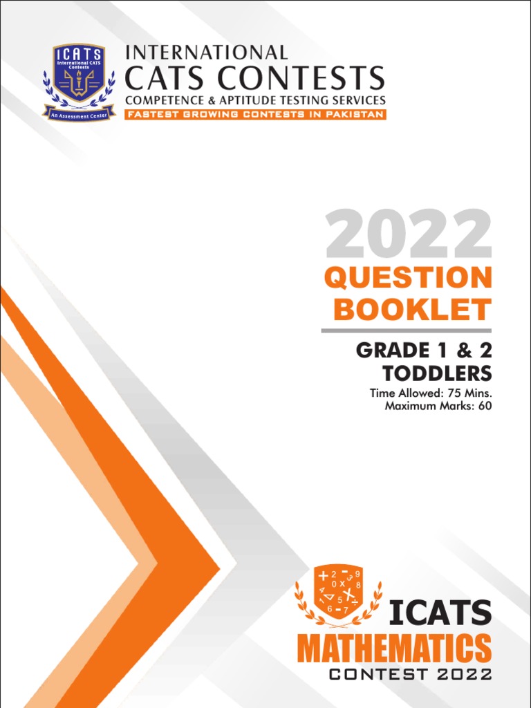 ICATS Maths Contest 2022 Guidelines | PDF | Teaching Methods & Materials