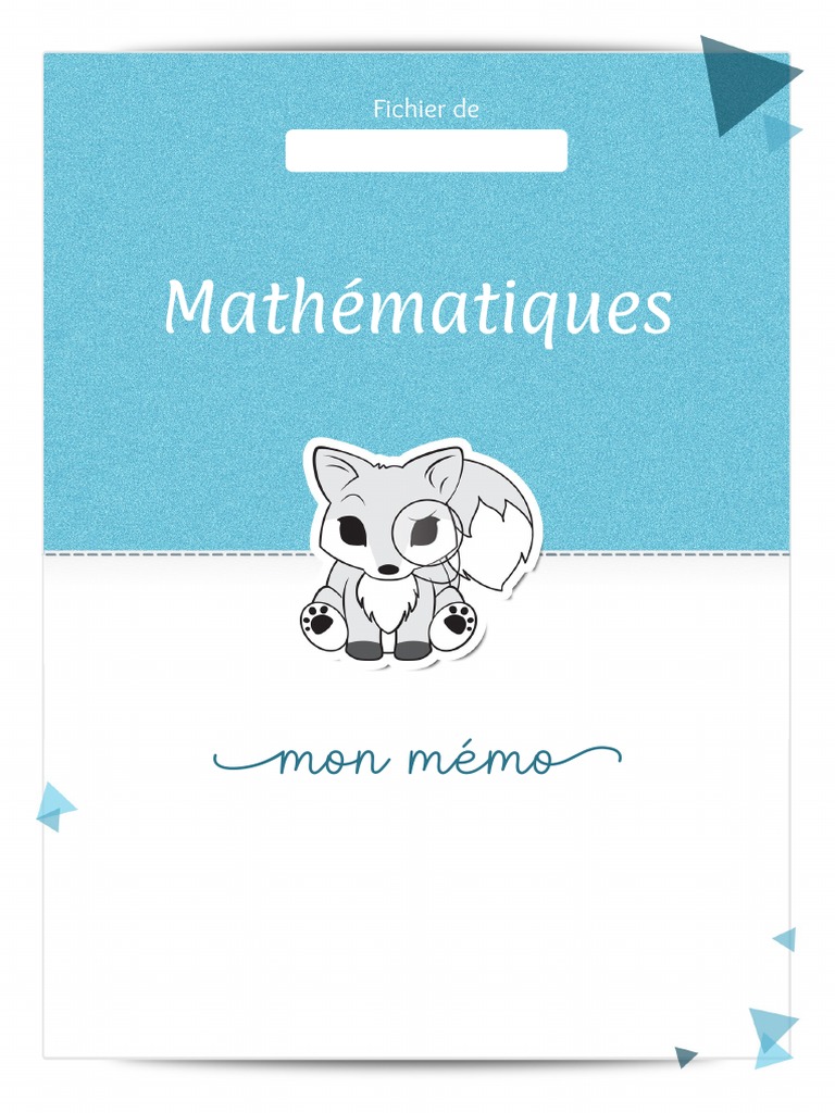 Mémo Mathématiques CM1 PDF Gratuit | PDF | Triangle | Mathématiques ...