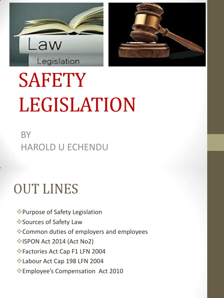 Safety Legislation | PDF | Duty Of Care | Employment