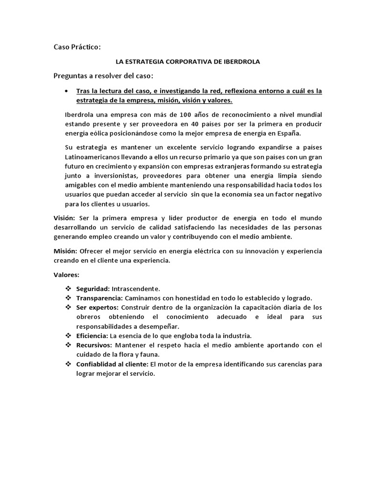 Caso Práctico Deber#1. | PDF | Business | America latina