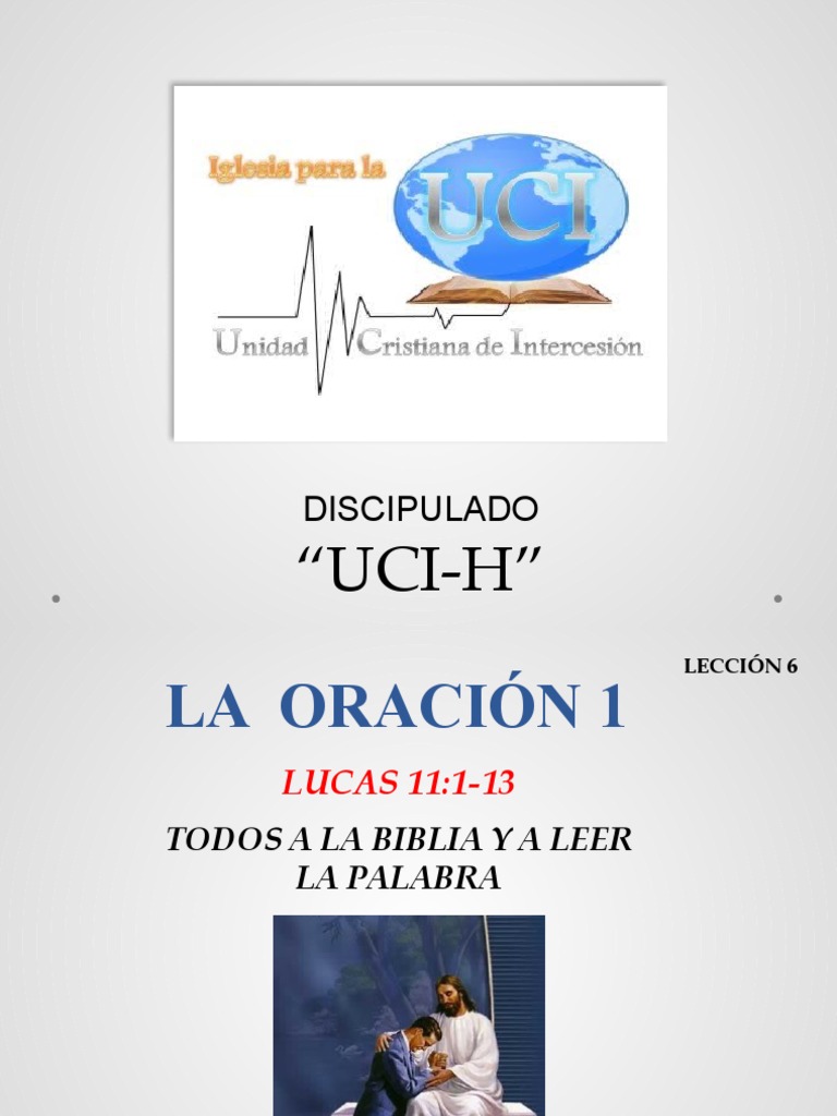 La Oración 1 | PDF | Oración | Jesús