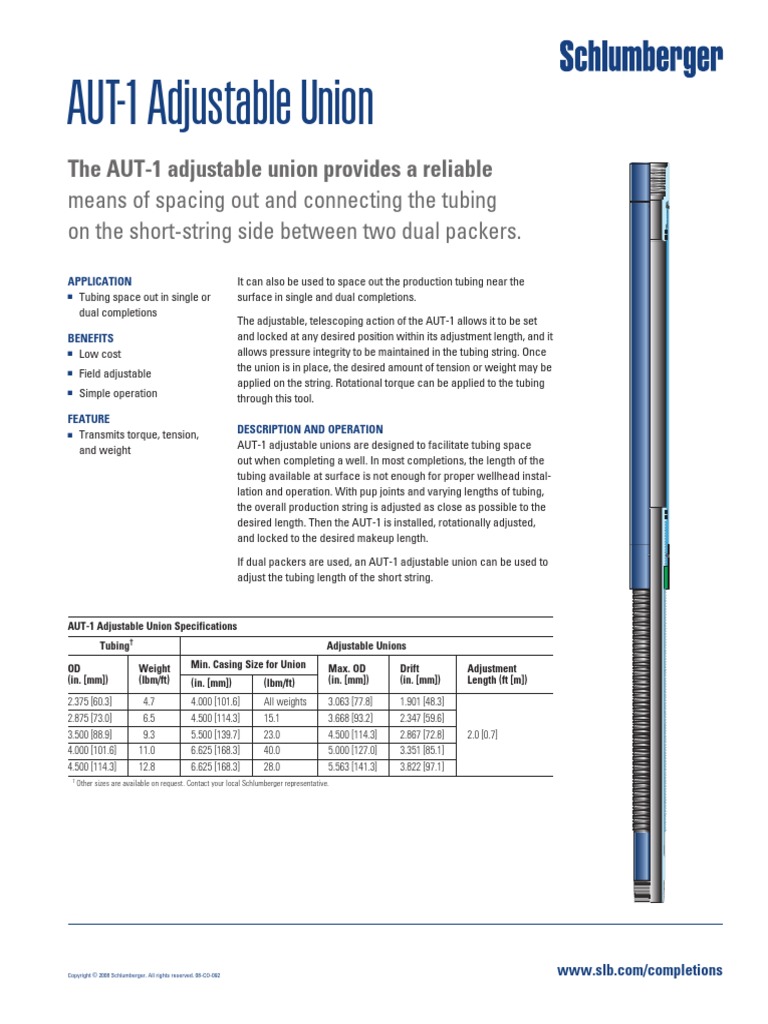 Aut 1 Adjustable Union | PDF | Pipe (Fluid Conveyance) | Equipment
