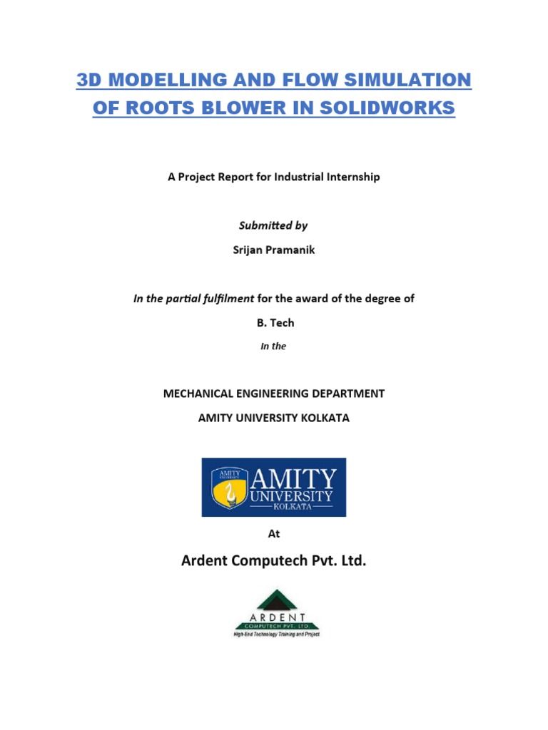 Roots Blower Pdf Fluid Dynamics Machines