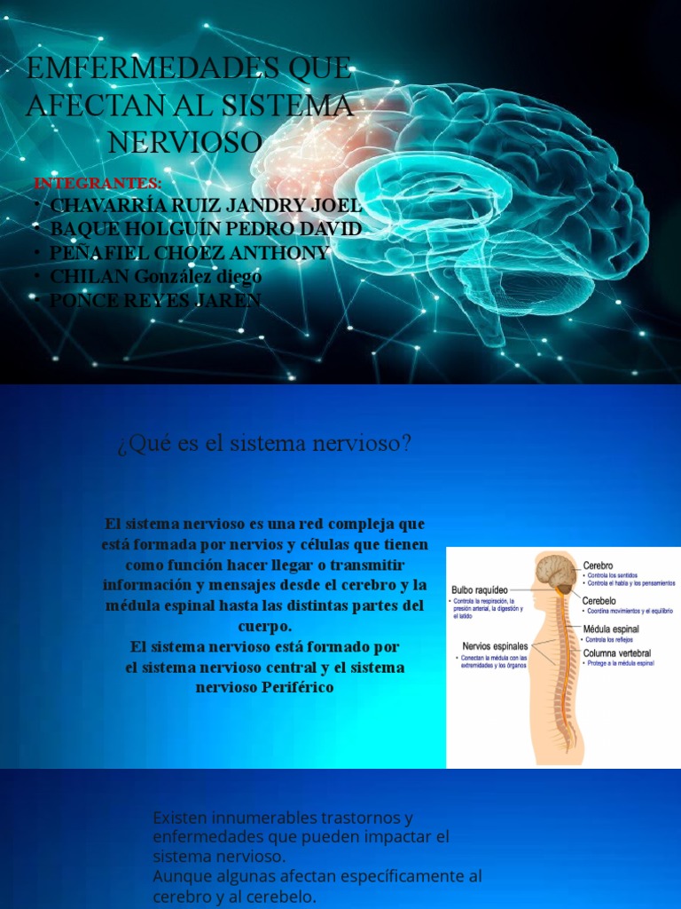 Enfermedades Que Afectan Al Sistema Nervioso | PDF | Sistema nervioso ...