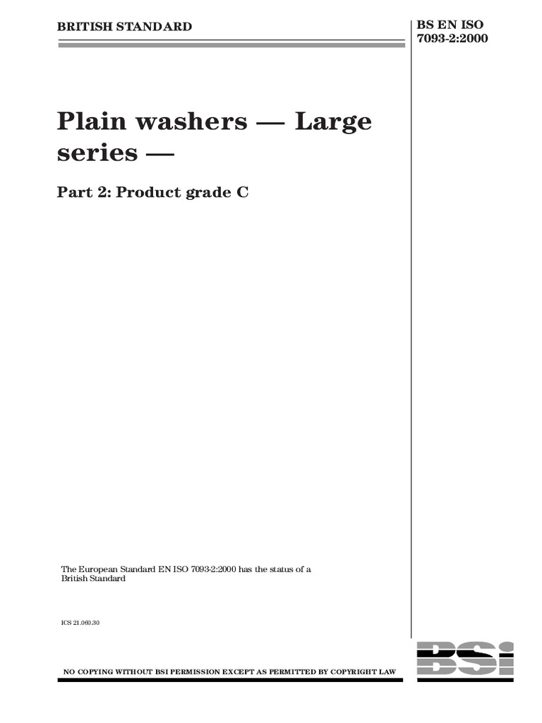 BS en Iso 7093-2-2000 | PDF